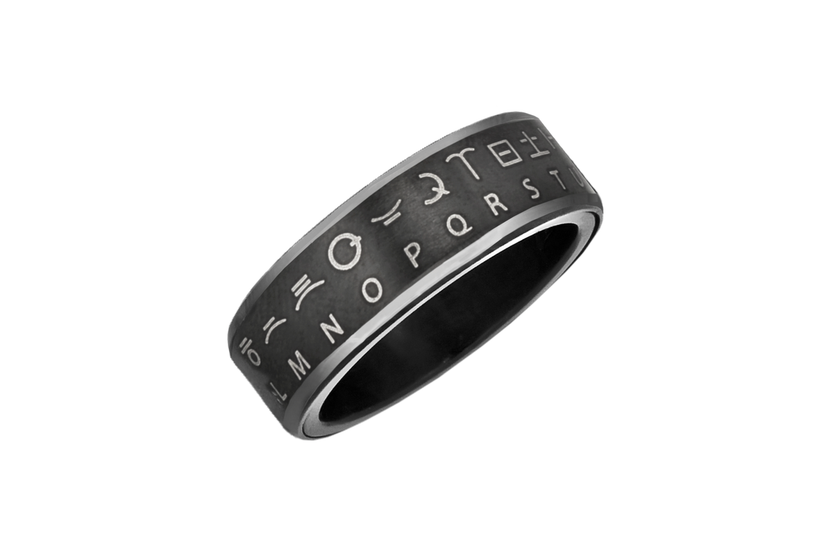 Star Wars Huttese Translator Ring (Black) – Retroworks