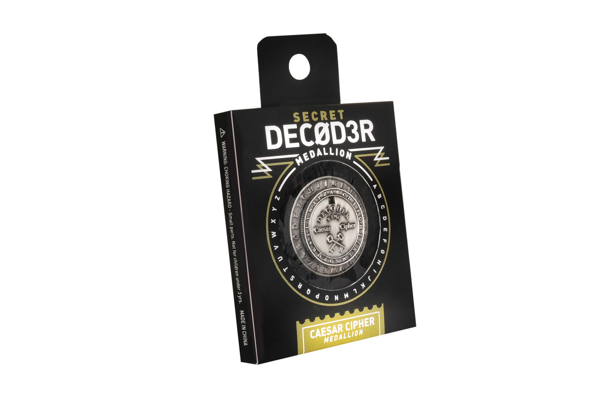 Classic Caesar Cipher Medallion Decoder Ring – Retroworks