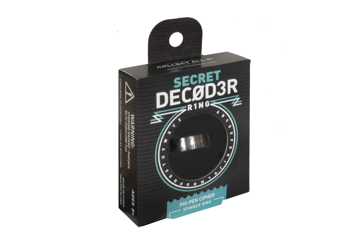 Decoder Ring Pig Pen Cipher – Retroworks